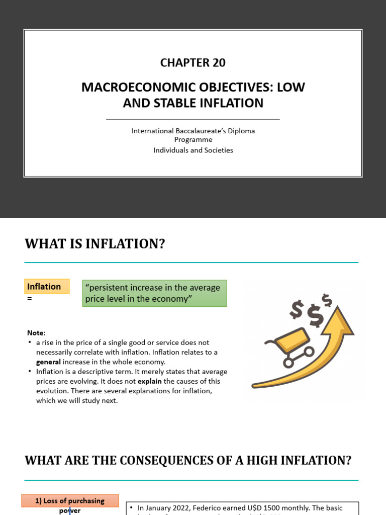20. Low Inflation.pptx | PDF | Inflation | Deflation