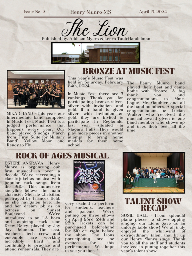Edition 2 The Lion - April | PDF