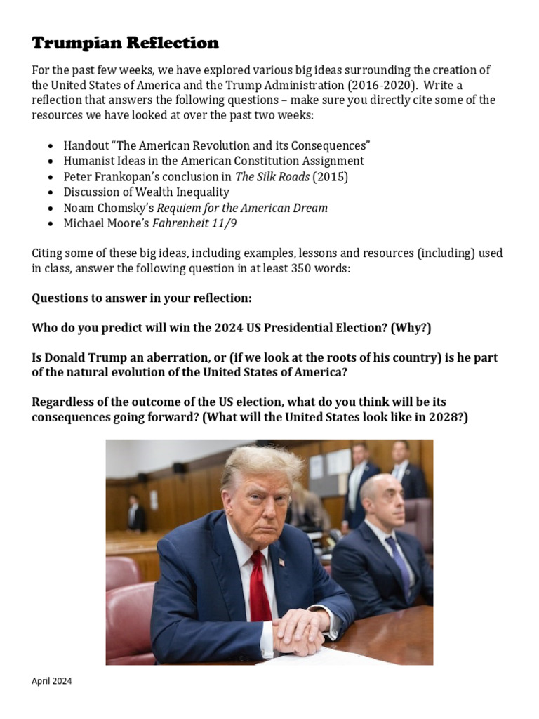 Trumpian Reflection | PDF