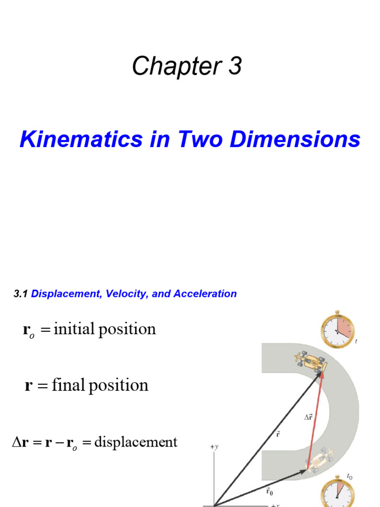 CH 03 | PDF | Acceleration | Kinematics