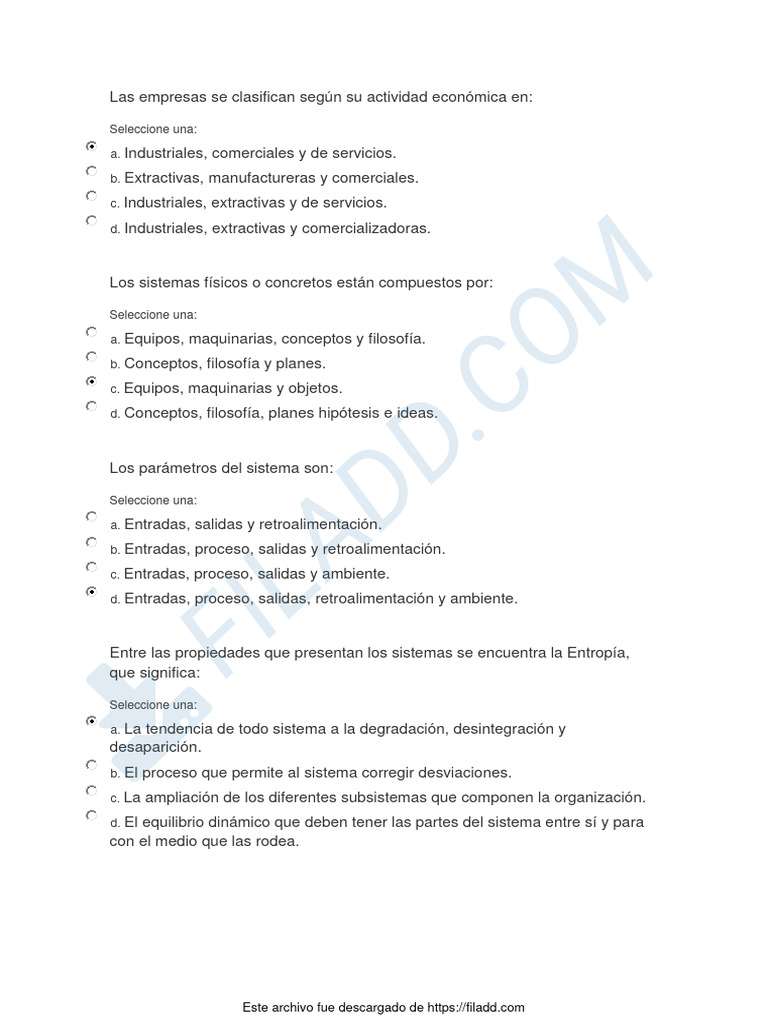 Autoevaluacion 2 Intro Admin | PDF