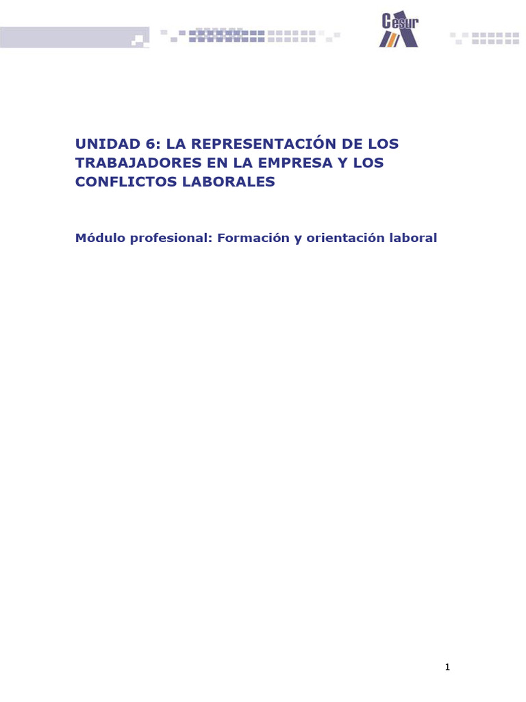 Ud6 Fol | PDF | Sindicato | Acuerdo colectivo
