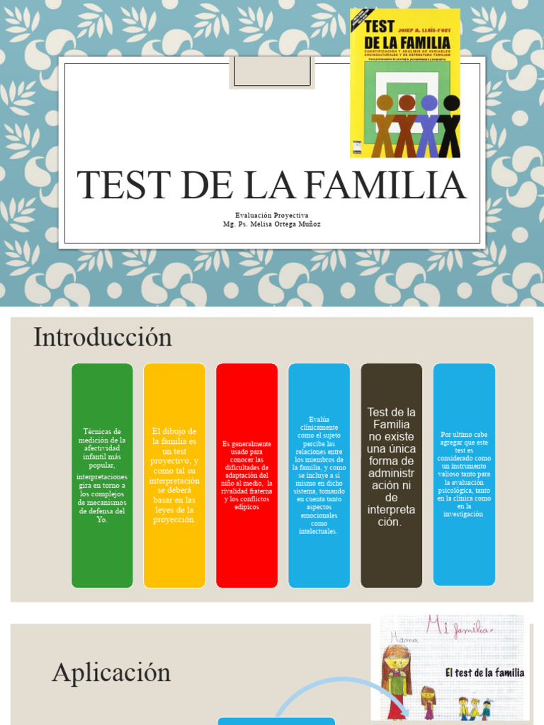 Test de La Familia | PDF | Sicología | Ciencias del comportamiento