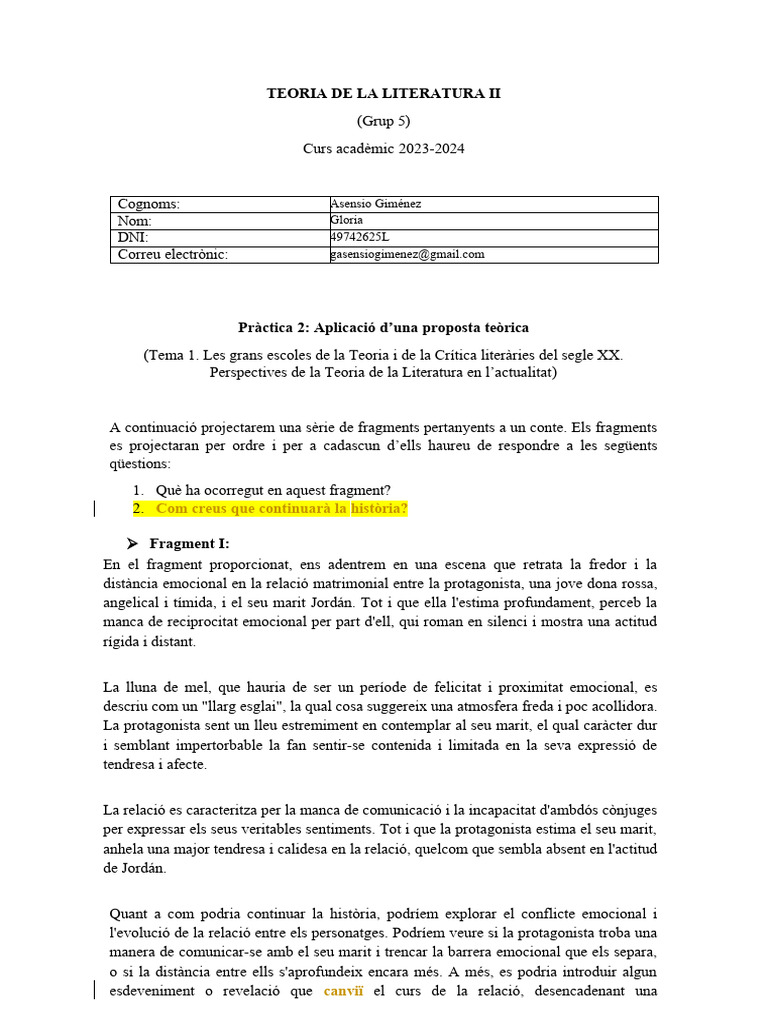 PR Ctica 2. Aplicaci PR Ctica (2024-02-21), Gloria Asensio Gim Nez | PDF