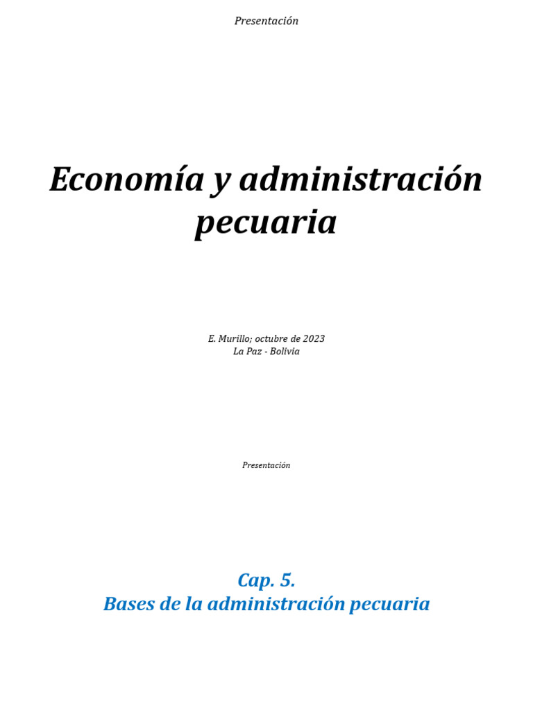 2024 - 1 - Eco - Cap 5 - Parte 1 | PDF | Planificación | Business