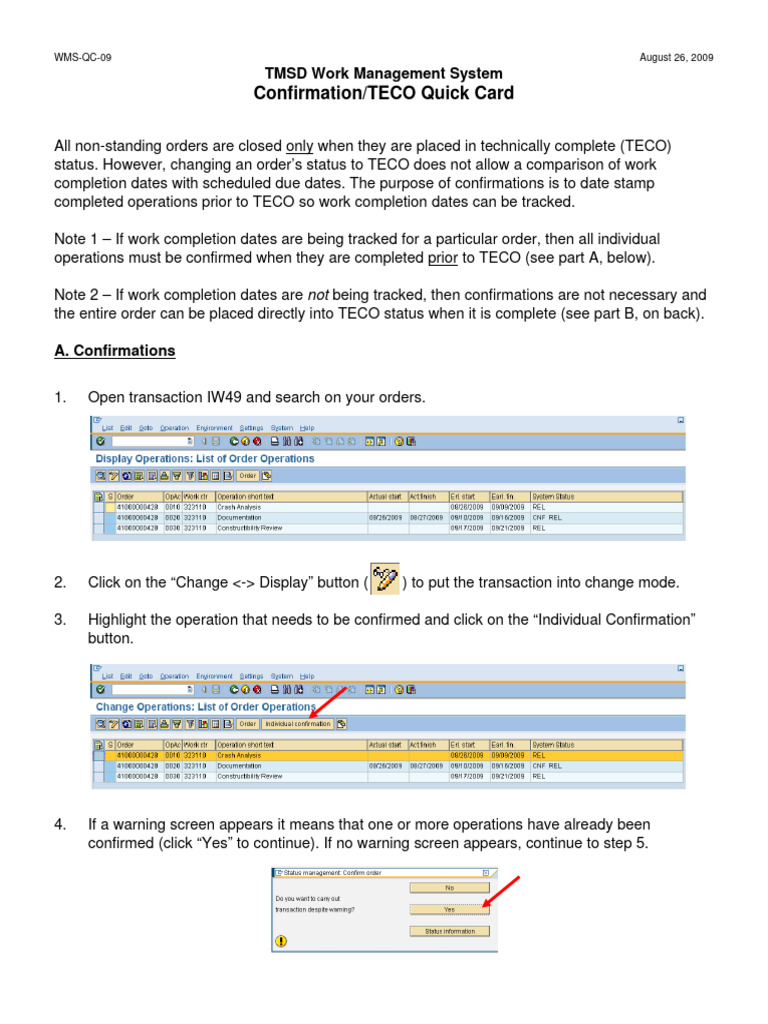 Confirmation-TECO Quick CardW-35QC09 | PDF | Software | Computing