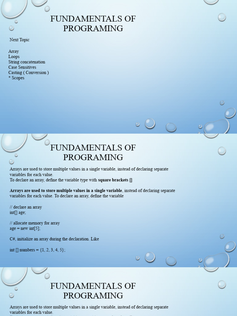 Lec 2 | PDF | C Sharp (Programming Language) | Computer Programming