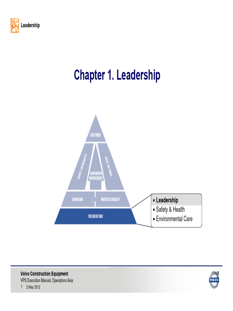 Volvo Construction Leadership Manual | PDF | Leadership | Performance ...