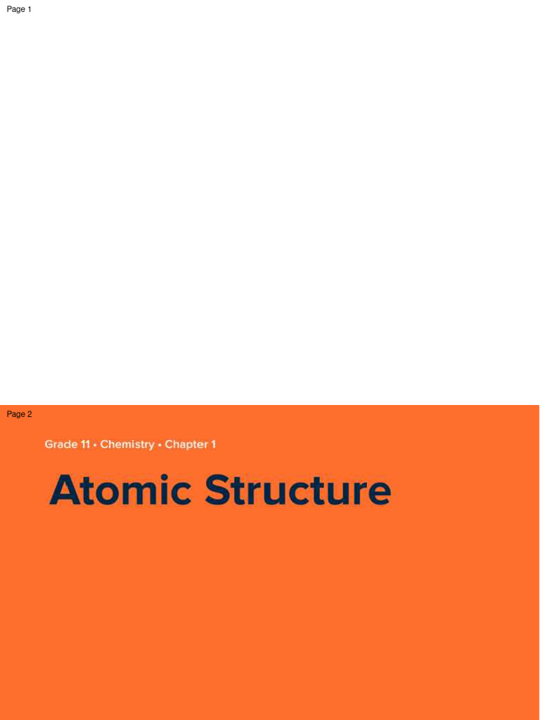 Atomic structure vedantu notes PART 3 | PDF