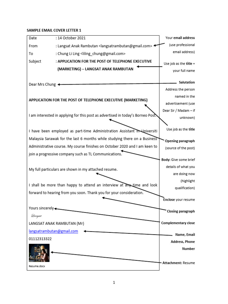 Email Cover Letter | PDF | Computing | Computer Science