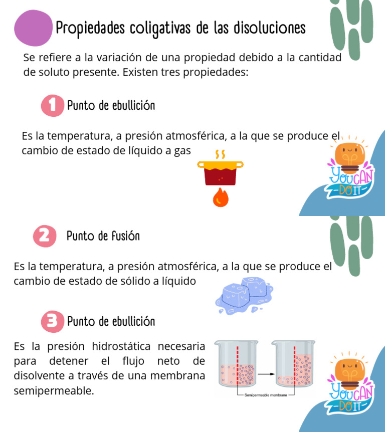9 Propiedades de las disoluciones | PDF