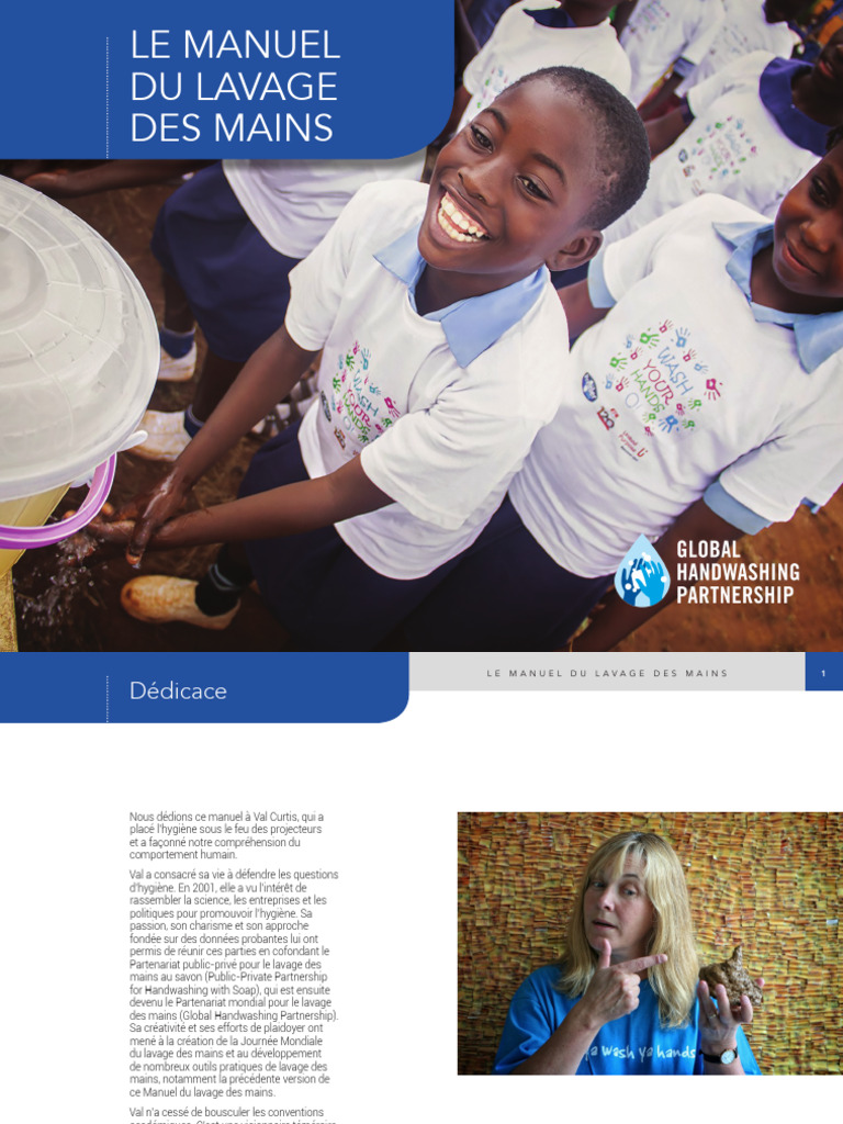Handwashing Handbook French | PDF | Hygiène des mains | Hygiène