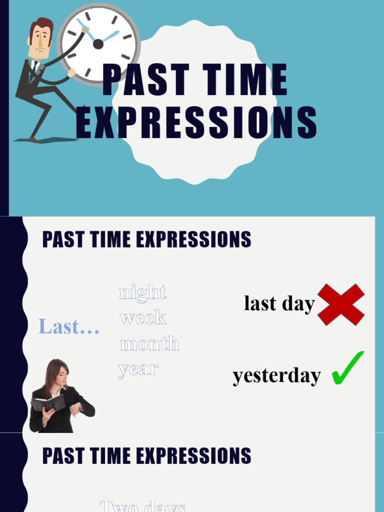 03 Past Time Expressions | PDF