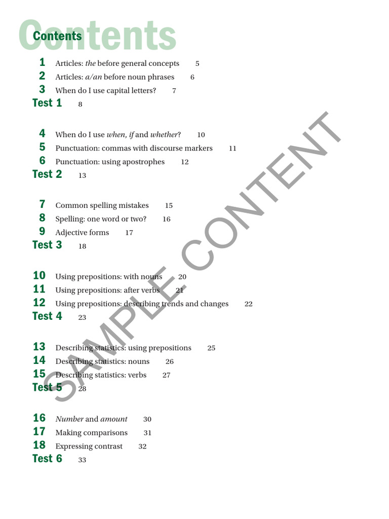 IELTS Common Mistakes For Bands 6 - 7 Download Sample | PDF | Noun | Plural