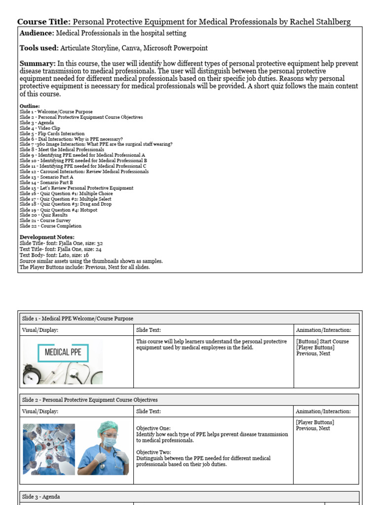 medical ppe storyboard | Download Free PDF | Personal Protective ...