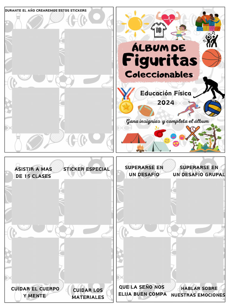 ALBUM DE FIGUS educ fisica | PDF