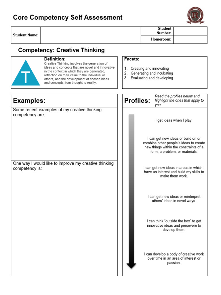 Cc T Creative Thinking Pdf Creativity Thought