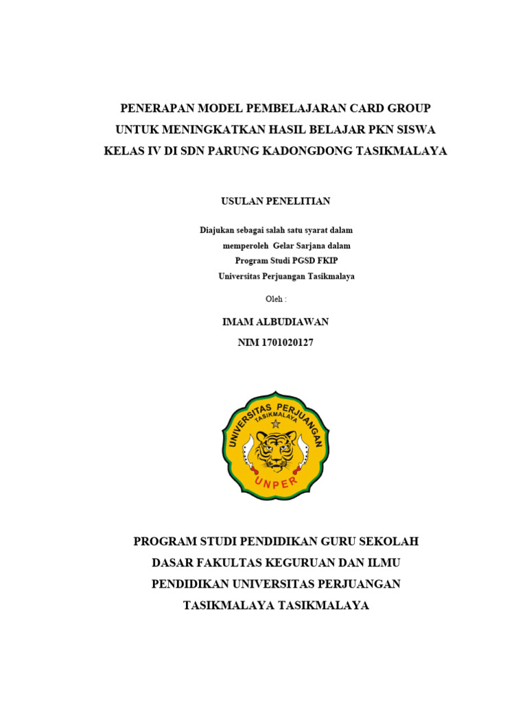 Proposal Imam Part2 | PDF