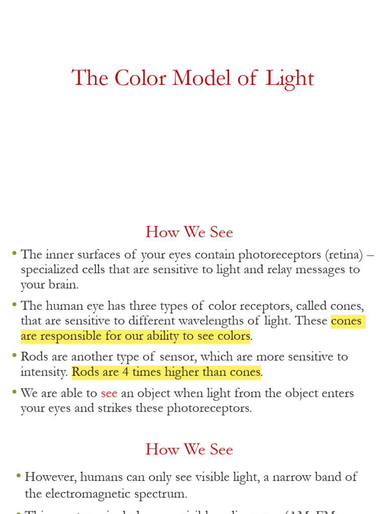 Class 5 ColorModel 01 | PDF | Color | Rgb Color Model