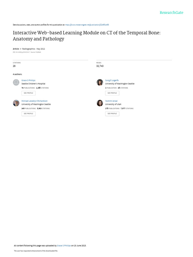 Temporal bone Anatomy & Pathology | Download Free PDF | Ear | Magnetic ...