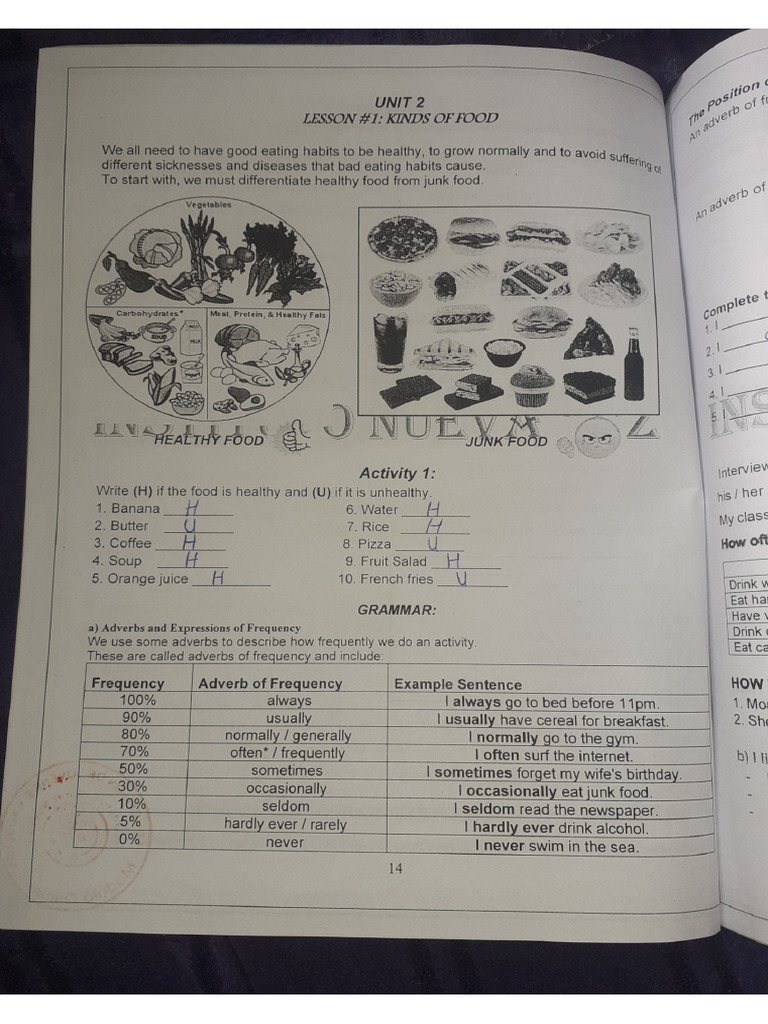 Lesson 1 Unit 2 English | PDF