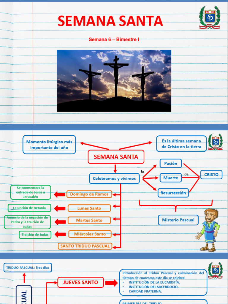 SEMANA SANTA secundaria | Descargar gratis PDF | Pascua de Resurrección | Liturgia Catolica