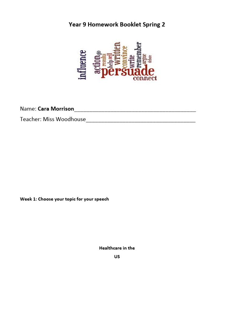 Year 9 Homework Booklet Spring 2 | PDF | Logos