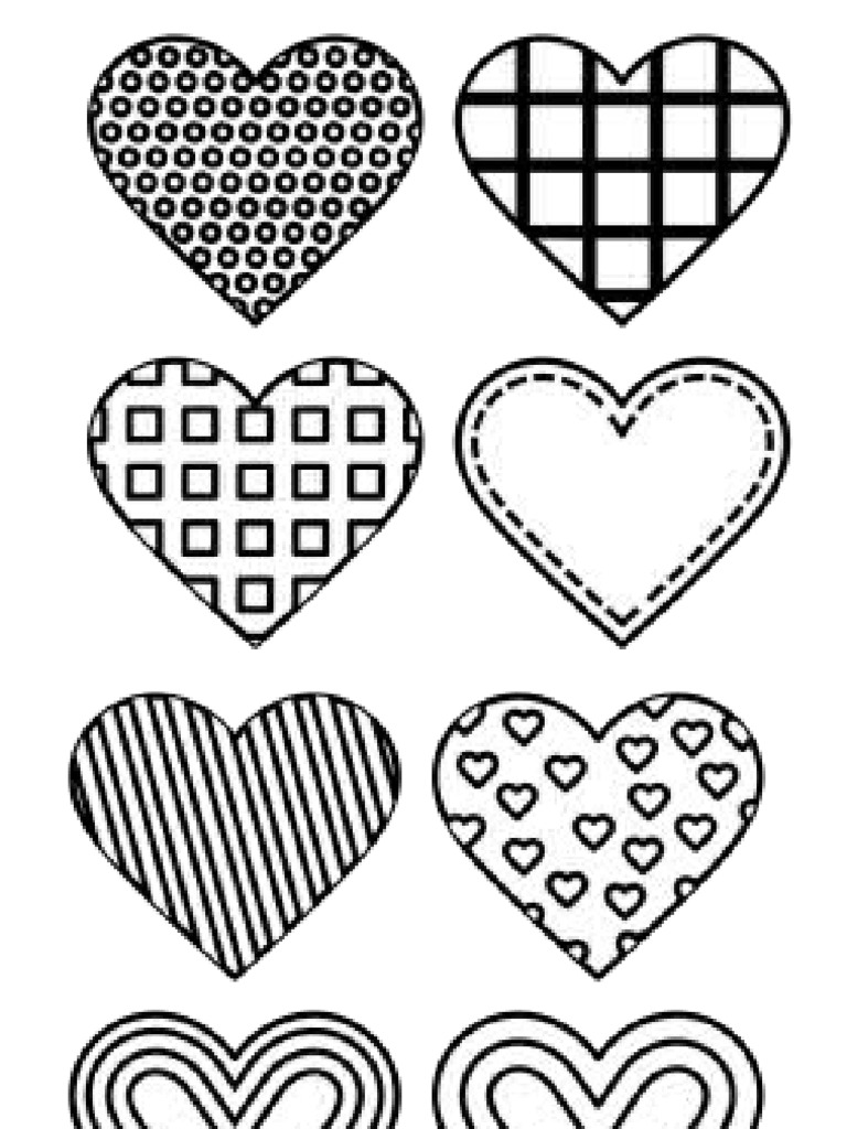 Corazones Imprimir | PDF