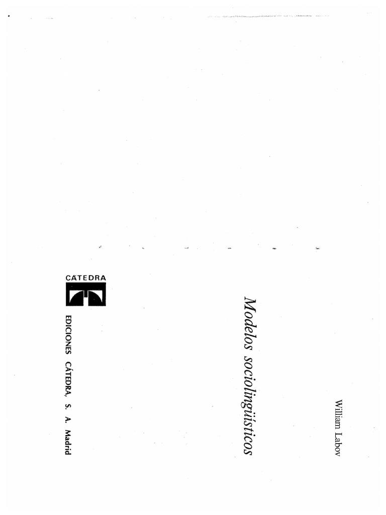 Labov - La Estrat Social de La R en NY - 1983 | PDF