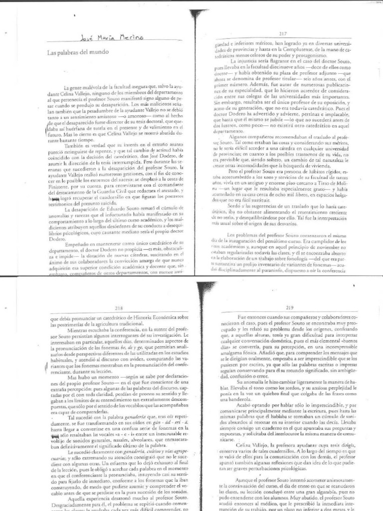 Las Palabras Del Mundo | PDF