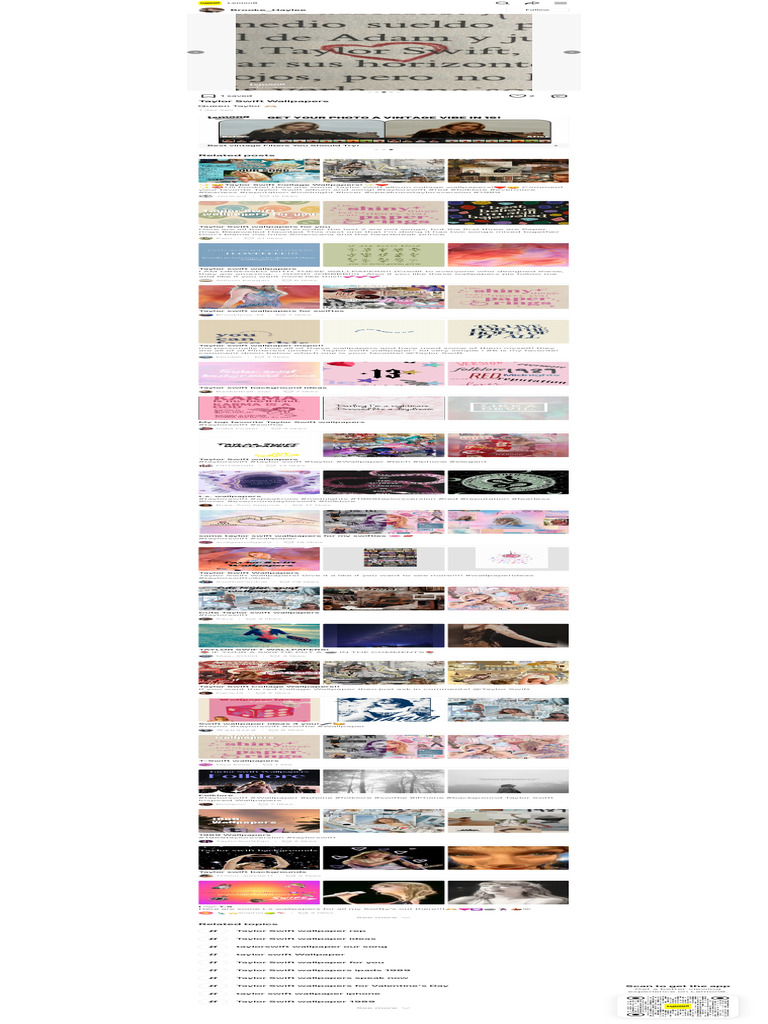 Taylor Swift Wallpapers Gallery Posted by Brooke - Haylee Lemon8 | PDF | Taylor Swift | Songs ...