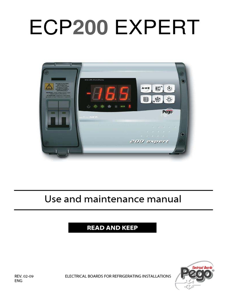Ecp200 Expert 02-09 Eng | PDF | Relay | Electrical Wiring