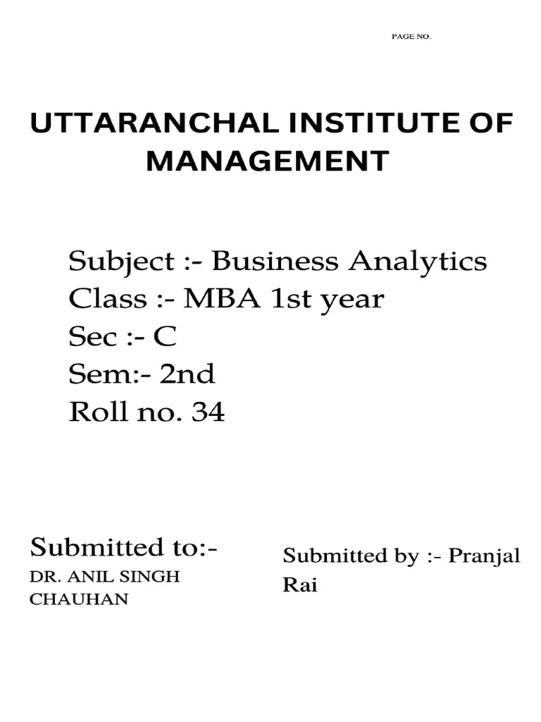 BA As2 Pranjal Rai | PDF | Career & Growth