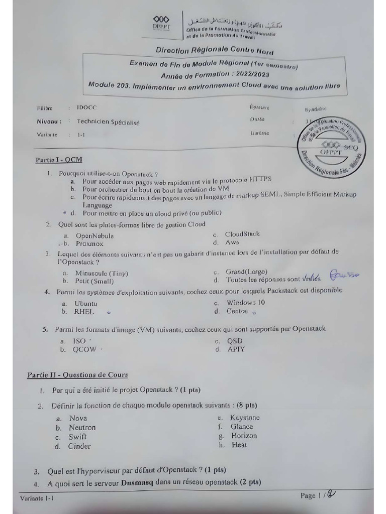 EFM - Centre Nord | PDF