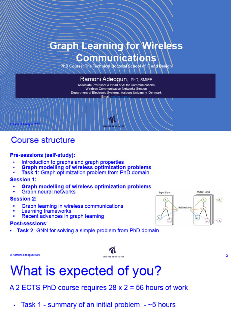 Graph Learning For Wireless Communications 1689040726 | PDF ...