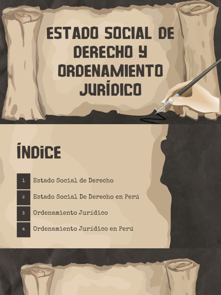 Teoría Del Estado Estado Social de Derecho y Ordernamiento Jurídico ...