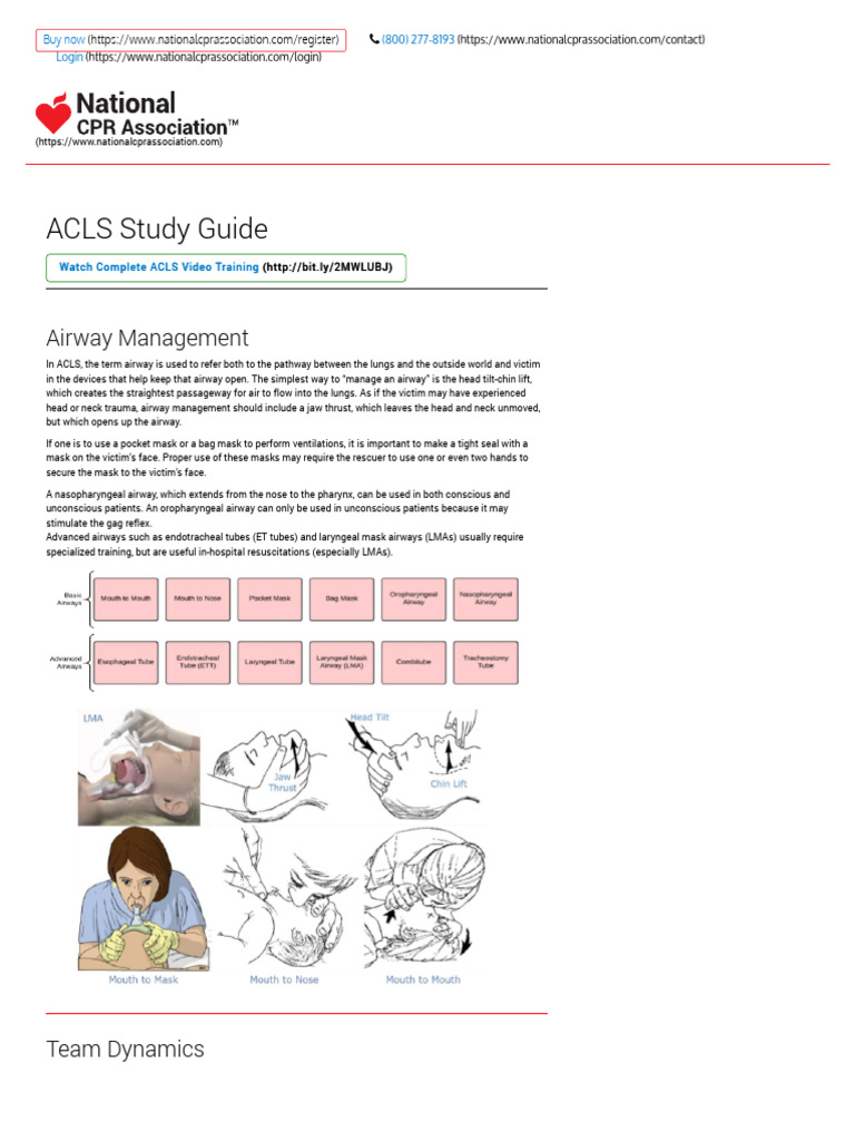 ACLS MADE EASY | PDF | Stroke | Medical Specialties