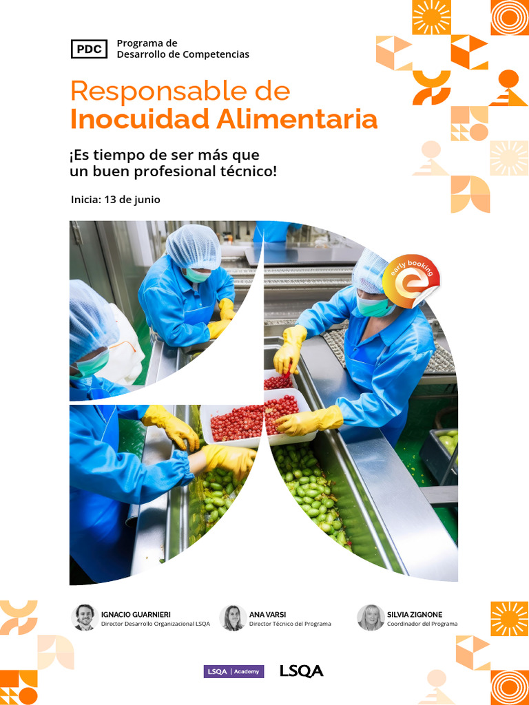 Responsable de Inocuidad Alimentaria | Descargar gratis PDF | Análisis de Riesgo y Puntos ...