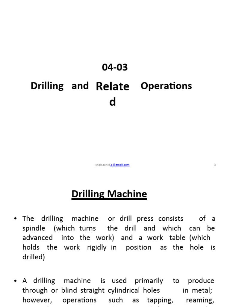 04-03 Drilling and Related Operations - Problem Examples | PDF | Drill | Drilling