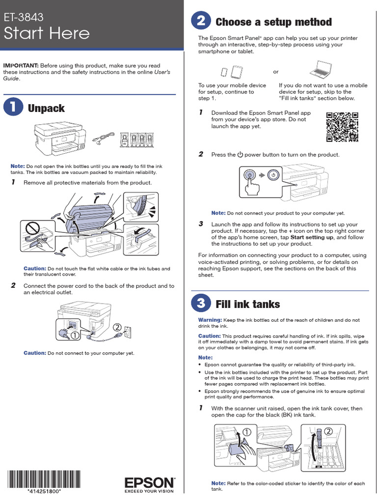 manual epson et 3843 | Download Free PDF | Printer (Computing) | Icon (Computing)