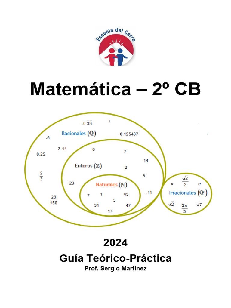 2024 Matematica 2do EscCerro 1 y 2 Trimestre | PDF | Números | Ángulo