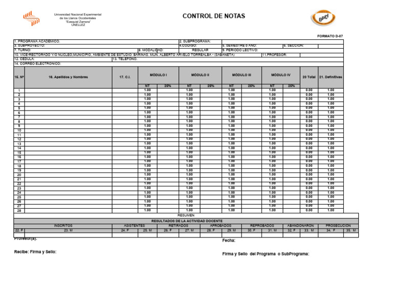 Formato para Notas | PDF