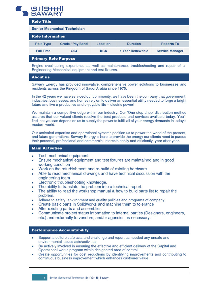 Role Job Description 1641938150 | PDF | Salary | Engineering