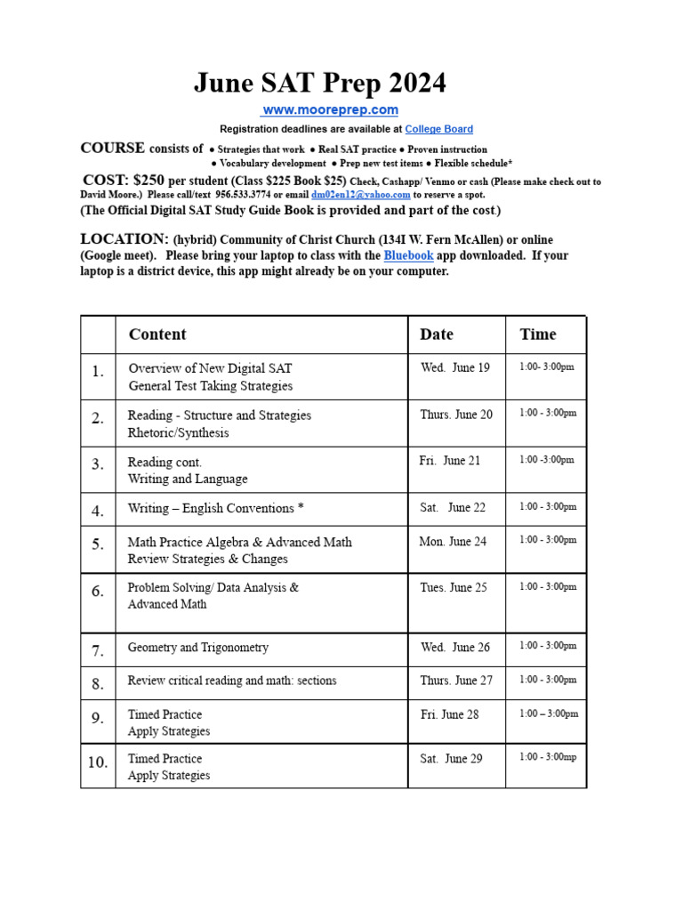 Sat June 2024 | PDF | Sat | Mathematics