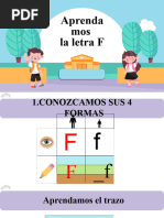 CUADERNILLO CON LA LETRA F Aprende Con Camilita | PDF