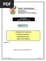 Grade 1 Setswana Lesson Plan Term 4 | PDF