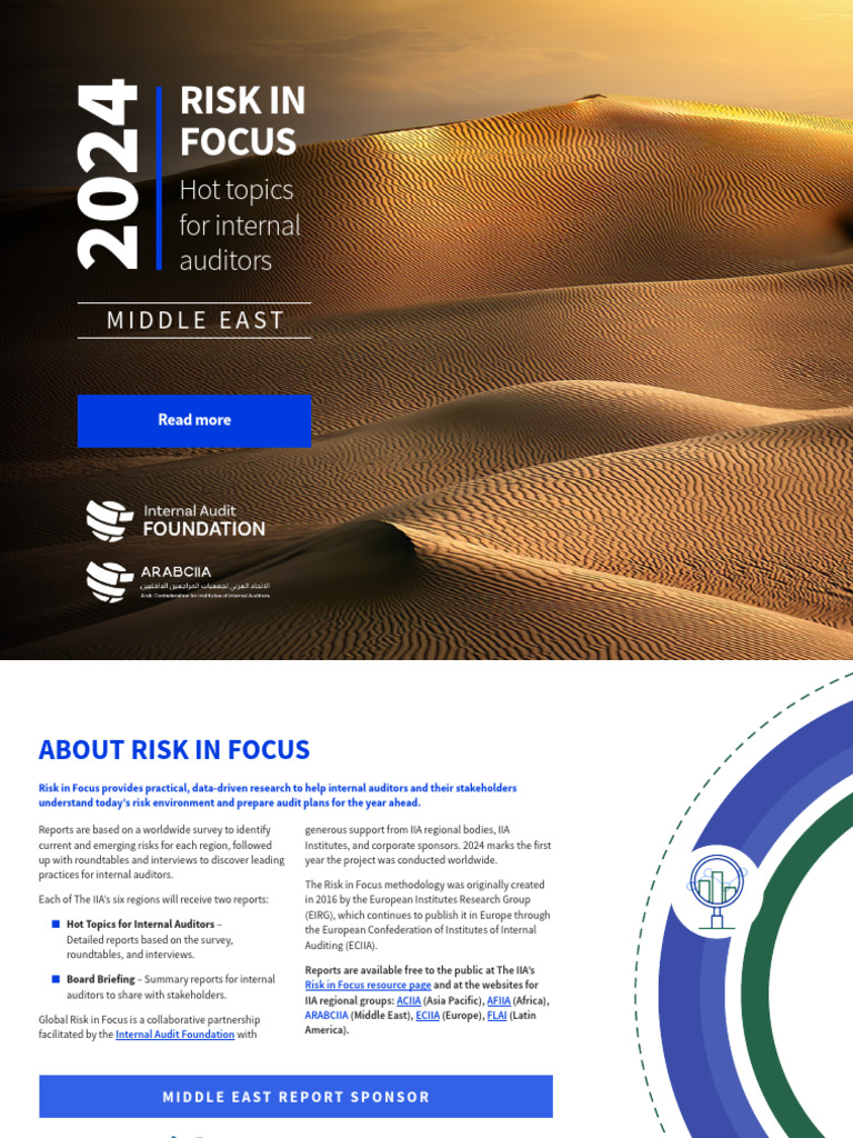 IIA - Middle-East-Risk-In-Focus-2024-Hot-Topics-Sep 2023 | PDF ...