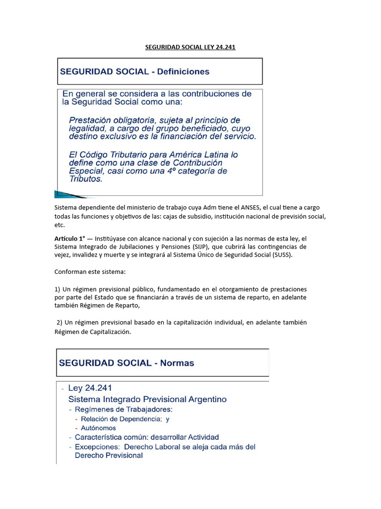 SEGURIDAD SOCIAL | Descargar gratis PDF | Pensión | Gobierno