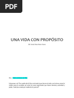 Una Vida Con Propósito | PDF