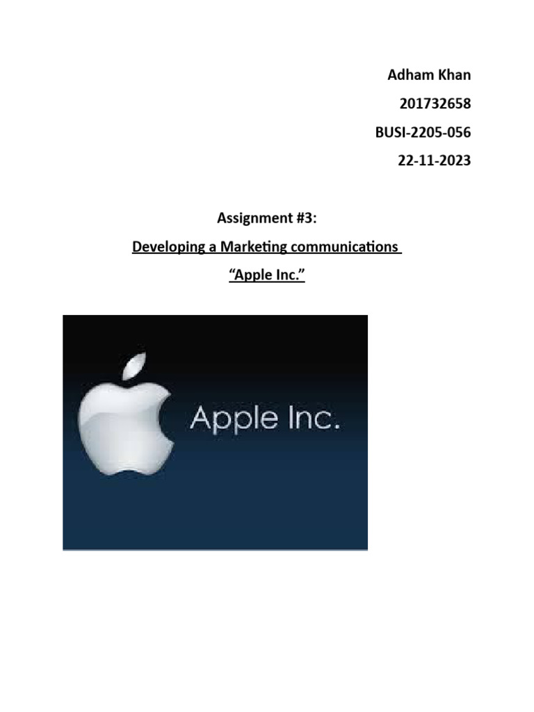 Apple Inc. Marketing Evolution | PDF | Brand | Advertising